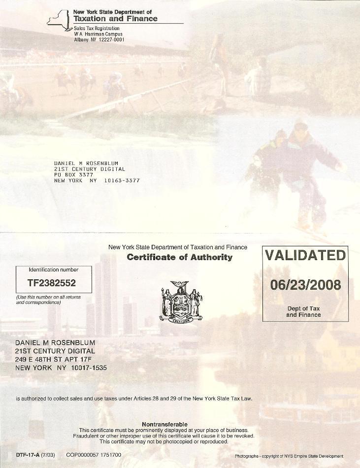  Free Certificate Of Authority Sample Template Example 