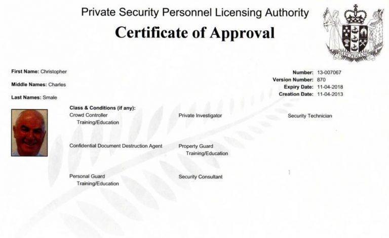 Certificate of Approval NZ | Certificate Of