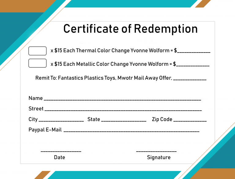 ? Free Certificate of Redemption Sample Templates?