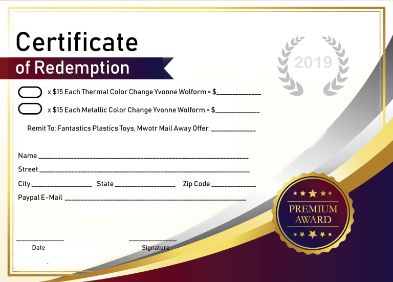 ? Free Certificate of Redemption Sample Templates?